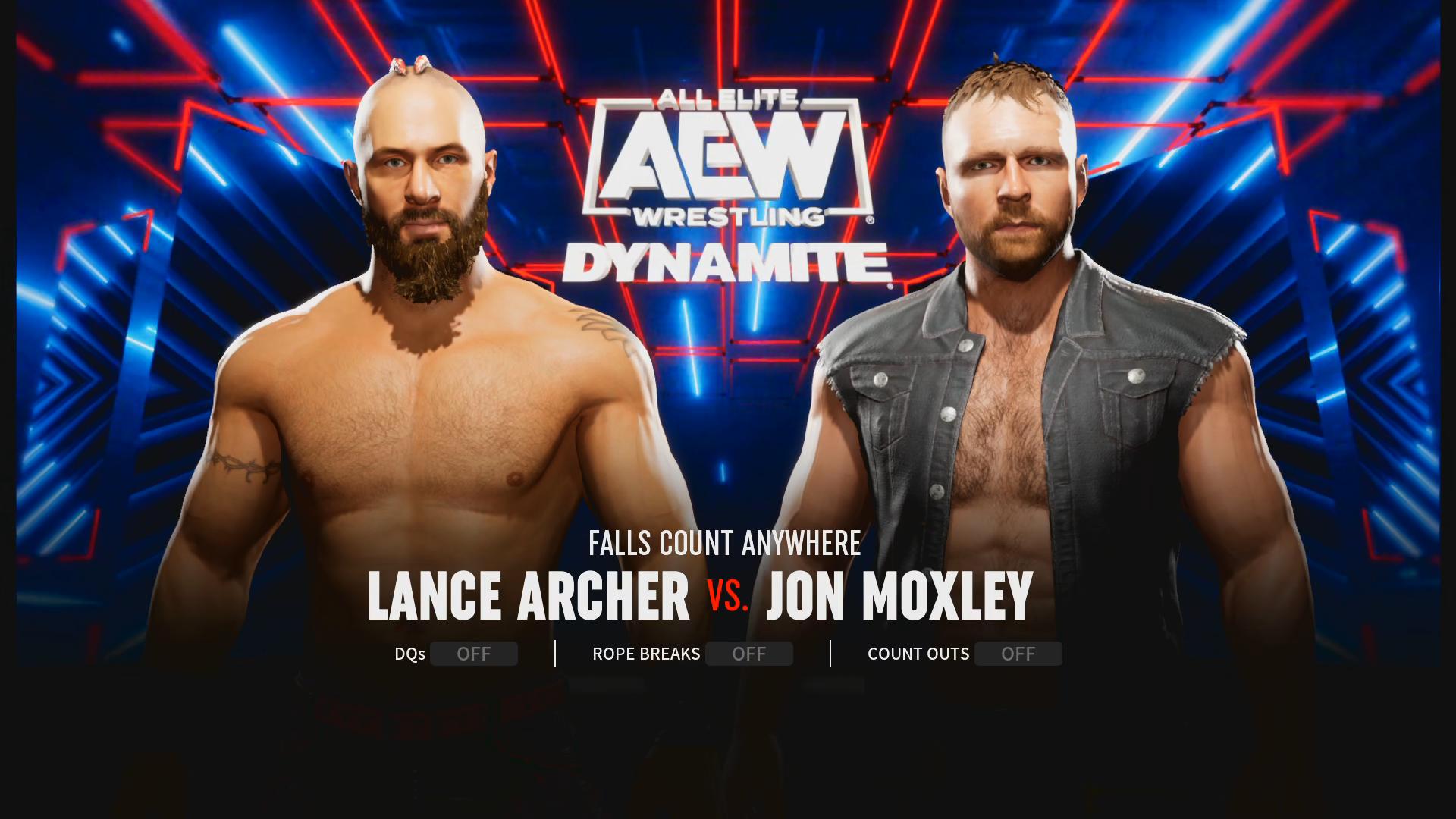 AEW Fight Forever – Lance Archer vs. John Moxley – MastersInGaming.com