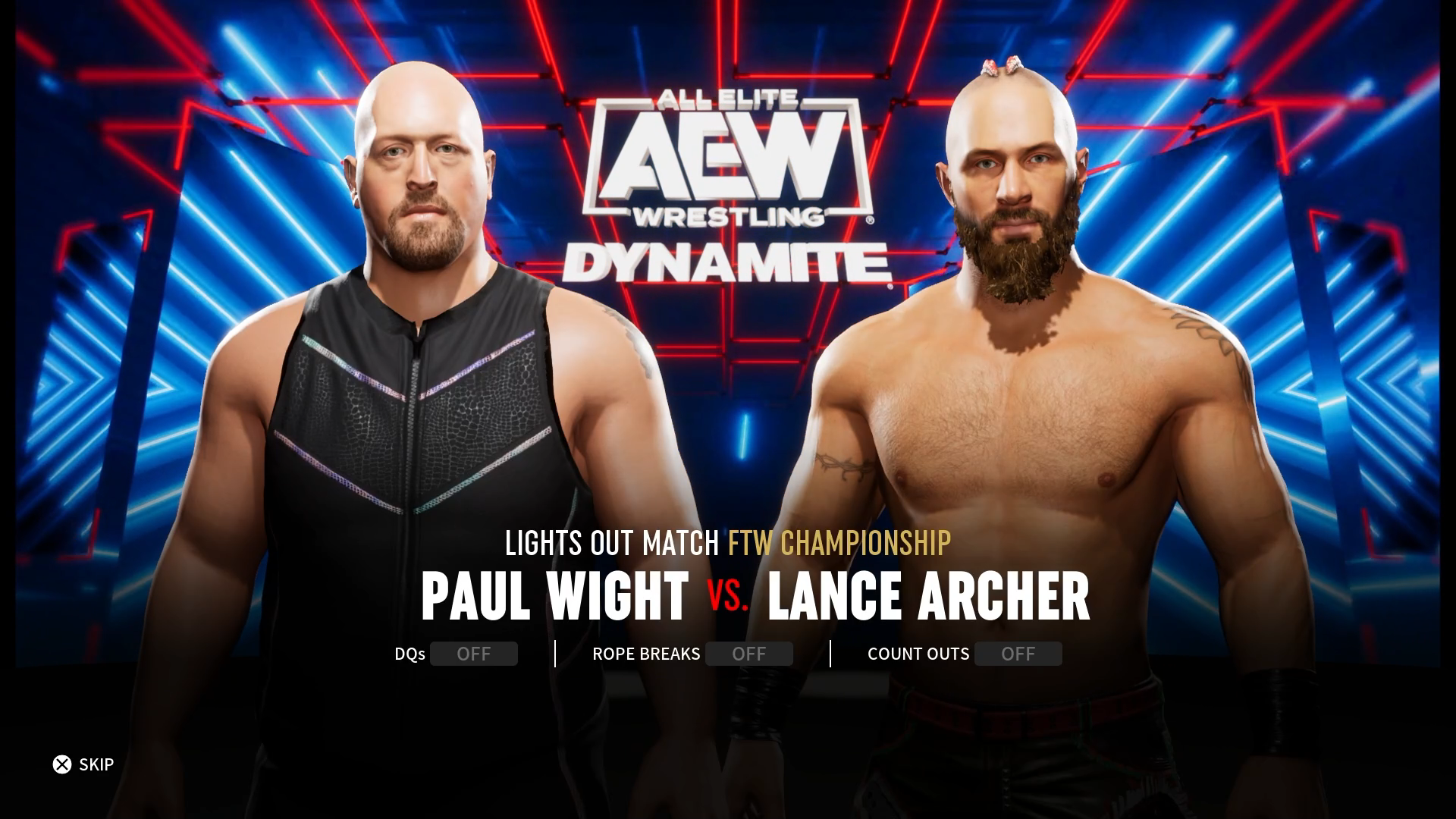AEW Fight Forever – Paul Wight vs. Lance Archer – MastersInGaming.com