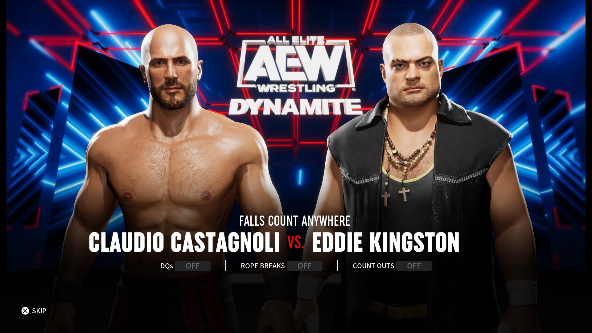 AEW Fight Forever – Claudio Castagnoli vs. Eddie Kingston (PS4 ...