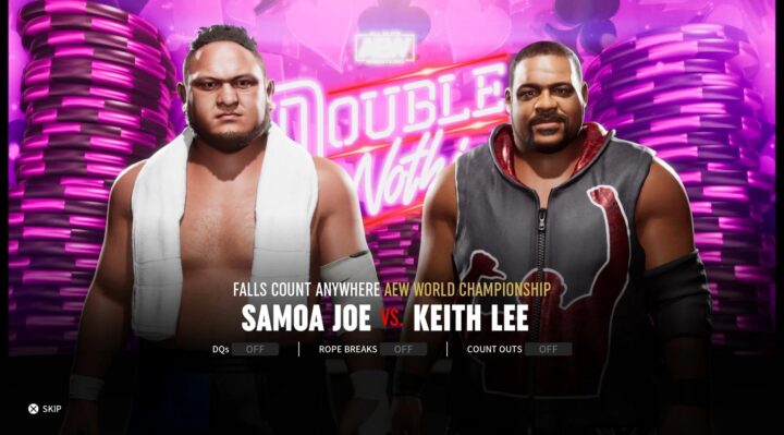 AEW Fight Forever – Samoa Joe vs. Keith Lee (PS4) – MastersInGaming.com